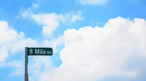 8 Mile Road Sign - Detroit GIF - Detroit EightMile Road - Discover ...