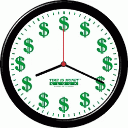 Time Is Money Clock GIF - Clock Moneyclock Timeismoney GIFs | Say more ...