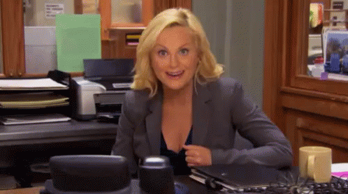 Excited GIF - Amypoehler Excited Smile GIFs | Say more with Tenor