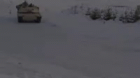 Tank Drift GIF - Tank Drift Snow - Discover & Share GIFs