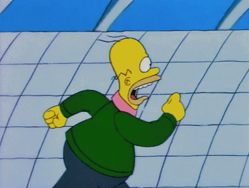 Homer Simpson Running In Treehouse Of Horrors - The Simpsons GIF ...