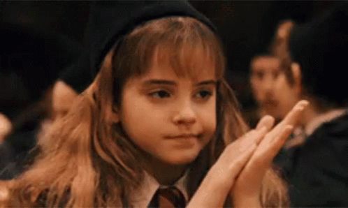 Oh Hooray GIF - Emmawatson Clap Yay - Discover & Share GIFs