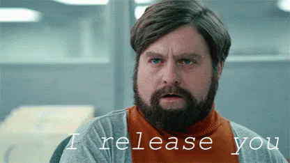 I Release You GIF - Release Zachgalifianakis - Discover & Share GIFs
