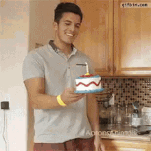 Happy Birthday Cake GIF - Happybirthday Angry Cat - Discover & Share GIFs