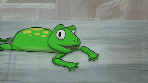 Frog Creepy GIF - Frog Creepy Sliding - Discover & Share GIFs