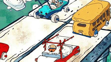 Flintstones Car Meme Hoopty giphy gifs - Kumpulan Gambar Mewarnai
