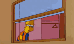 Man Jumping Out Of Window - The Simpsons GIF - TheSImpsons ...