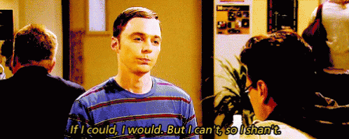 Sheldon Could GIF - Sheldon Could Would - Discover & Share GIFs