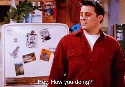 Hey GIF - Mattleblanc Friends Howyoudoin GIFs | Say more with Tenor