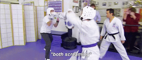 Everyone's Screaming GIF - Theoffice Office Screaming - Discover ...