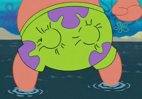 Patrickstar Spongebob GIF - Patrickstar Spongebob Buttcramp - Discover & Share GIFs