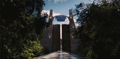 Welcome To Jurassic World GIF - Welcome Door Jurassic - Discover ...