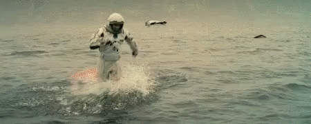 Walking On Water - Interstellar GIF - Interstellar Robot WalkingOnWater ...