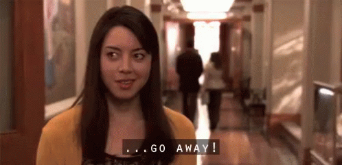 Go Away - Go GIF - Go Goaway Parksandrecreation GIFs | Say more with Tenor