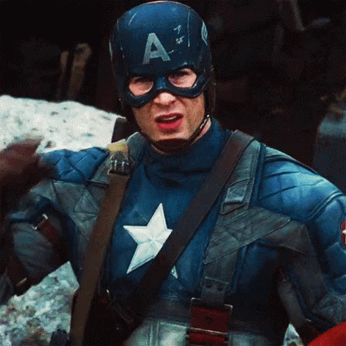 Salute - Captain America GIF - Captainamerica Salute Chrisevans GIFs ...