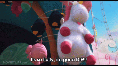 Its So Fluffy ,im Going To Die GIF - Fluffy Unicorn Despicableme ...