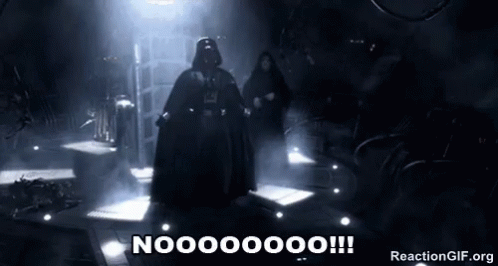 Noooooooooooo Darth GIF - Noooooooooooo Darth Vader - Discover & Share GIFs