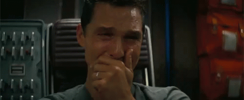 Crying During Communication - Interstellar GIF - Interstellar ...