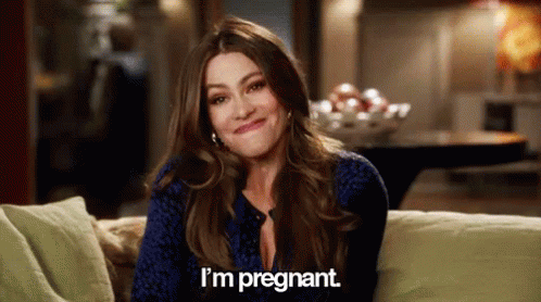I'm Pregnant - Modern Family GIF - Pregnant - Discover & Share GIFs
