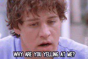 Confused Yelling GIF - Confused Yelling Hurt - Discover & Share GIFs