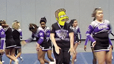 Flanders Simpsons GIF - Flanders Simpsons Cheerleading - Discover ...