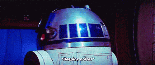 Beeping Noises - Star Wars GIF - Starwars R2d2 Droid GIFs | Say more ...