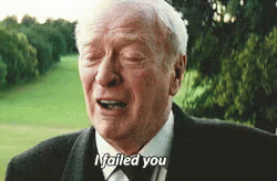 I Failed You GIF - Alfred Batman Darkknight - Discover & Share GIFs