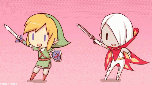 Link Dancing GIF - Link Dancing Cute - Discover & Share GIFs