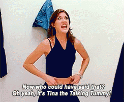 The Popular Tina The Talking Tummy GIFs Everyone's Sharing