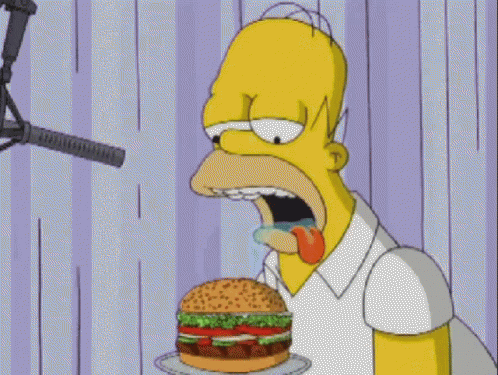 Homer Burger GIF - Burger GIFs | Say more with Tenor