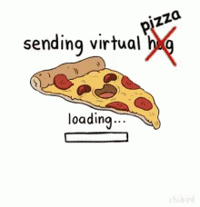 Virtual Pizza Virtual Hug GIF - VirtualPizza VirtualHug - Discover ...