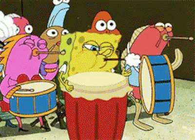 SpongeBob SquarePants Band GIF - Band MarchingBand Spongebob - Discover ...
