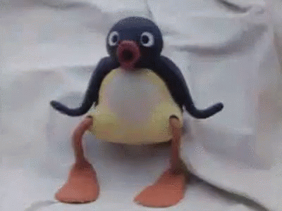 Penguin GIF - Scared Pingu PerseveringFace - Discover & Share GIFs