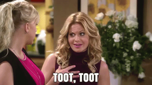 Toot, Toot GIF - Fullerhouse Fullerhousegifs GIFs | Say more with Tenor