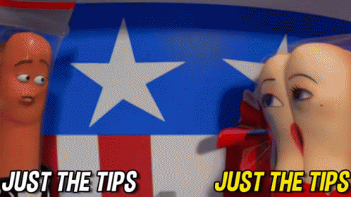 JUST THE TIPS GIF SausageParty SausagePartyMovie JustTheTips