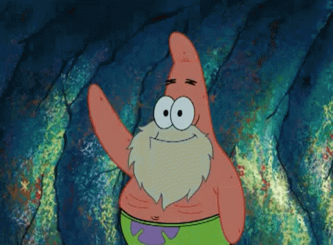 Patricio Dice Hola GIF - Hola BobEsponja Patricio - Discover & Share GIFs