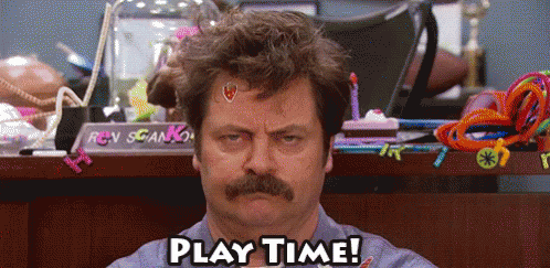 Play Time! GIF - Play Time ParksAndRec - Discover & Share GIFs