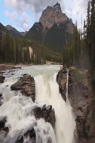 Popular Water Fall GIF - Water Fall Mountain - Discover & Share GIFs
