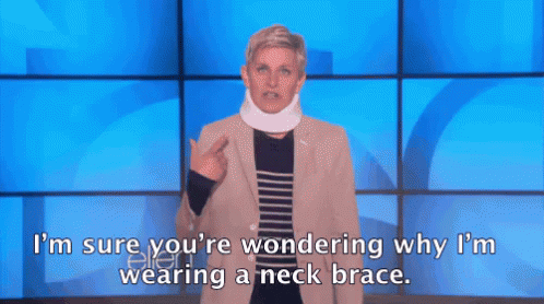 Neck Brace GIF - Neck Neckbrace Brace - Discover & Share GIFs