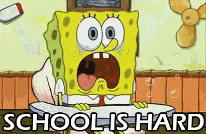 School Is Too Hard GIF - School Hard Too - Discover & Share GIFs