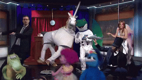 Unicorn Dance GIF - Party Happy - Discover & Share GIFs