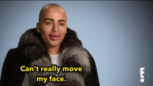 Can't Really Move My Face GIF - Botox Movemyface Face GIFs | Say more ...