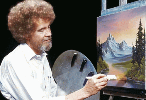 Bob Ross GIF - Bob Ross Fro GIFs | Say more with Tenor