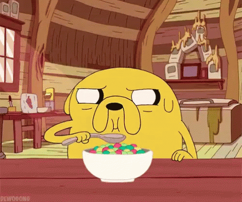 Eating Cereal GIF - Breakfast Cereal Eatingcereal - Discover & Share GIFs