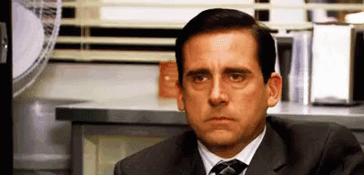 Straightface GIF - Michael Scott Expressionless - Discover & Share GIFs