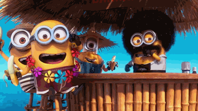 Minion Vacation GIF - Minions Despicableme Vacation - Discover & Share GIFs