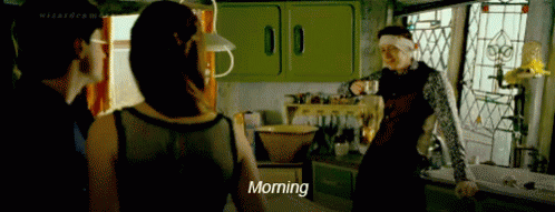 Harrypotter Morning GIF - Harrypotter Morning Wink - Discover & Share GIFs