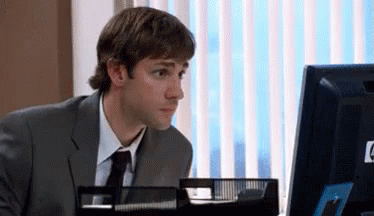 Jim From The Office - Shhh, No, Don't Say That GIF - Blankface GIFs ...