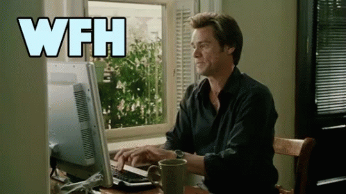 Wfh GIF - Wfh Jimcarrey - Discover & Share GIFs