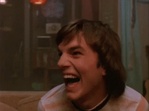 Cracking Up GIF - Ashtonkutcher That70sshow Laughing - Discover & Share ...
